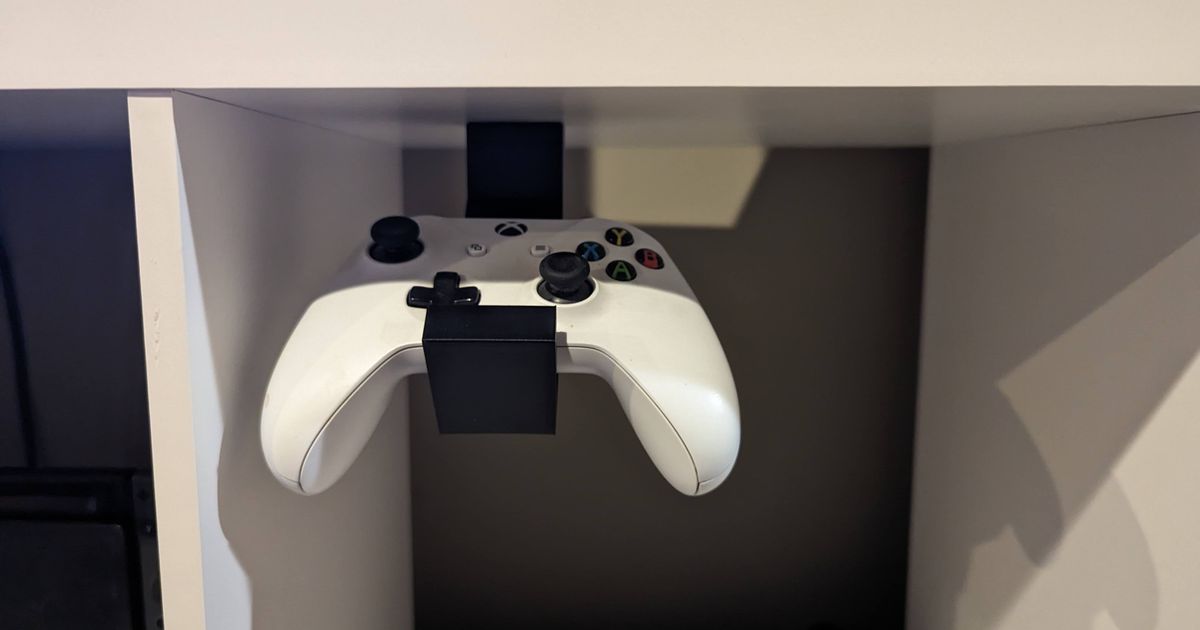 under desk controller holder by franktheglock | Download free STL model ...