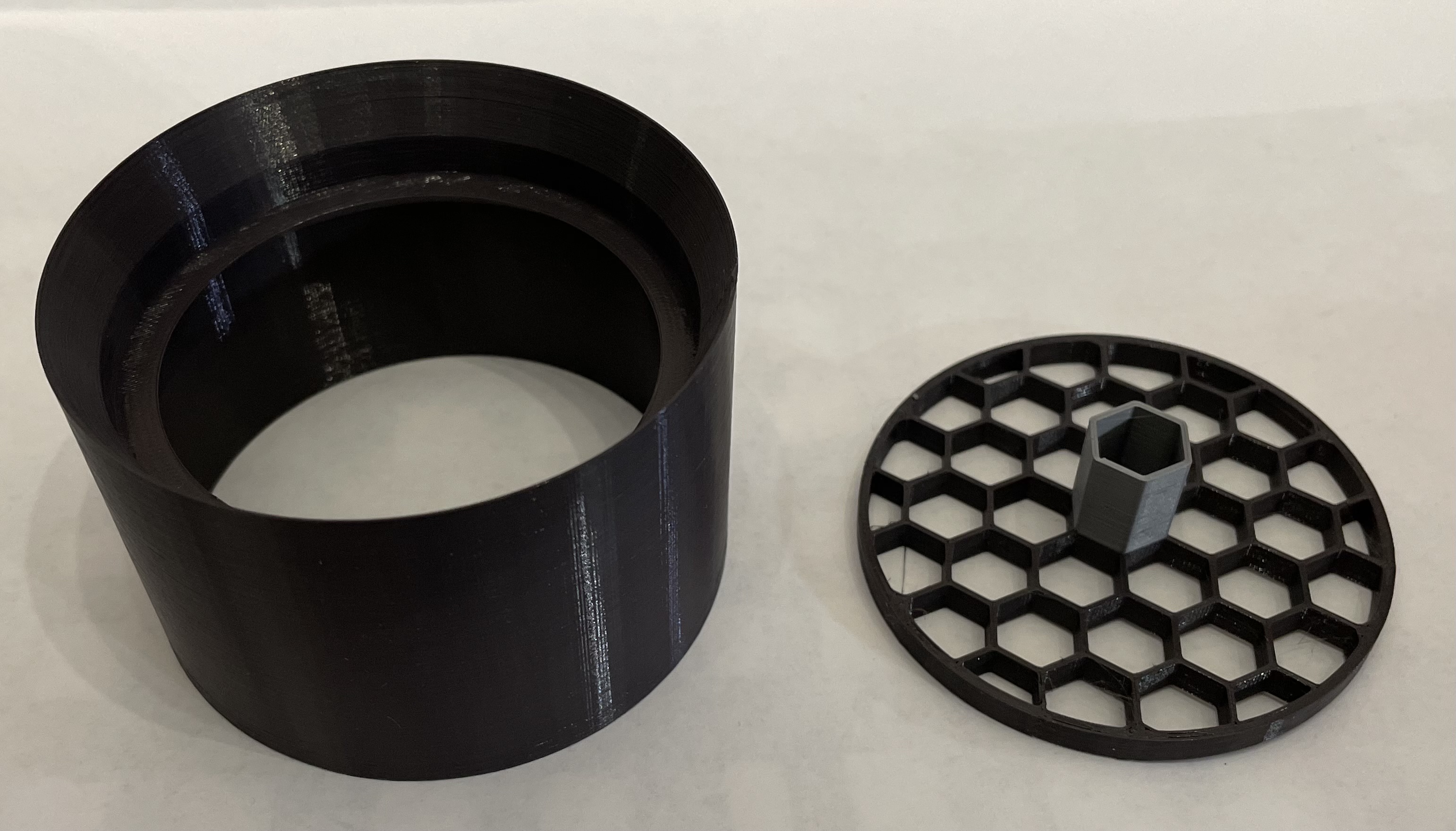 Sink Drain Sleeve & Grid by Prusatv | Download free STL model ...