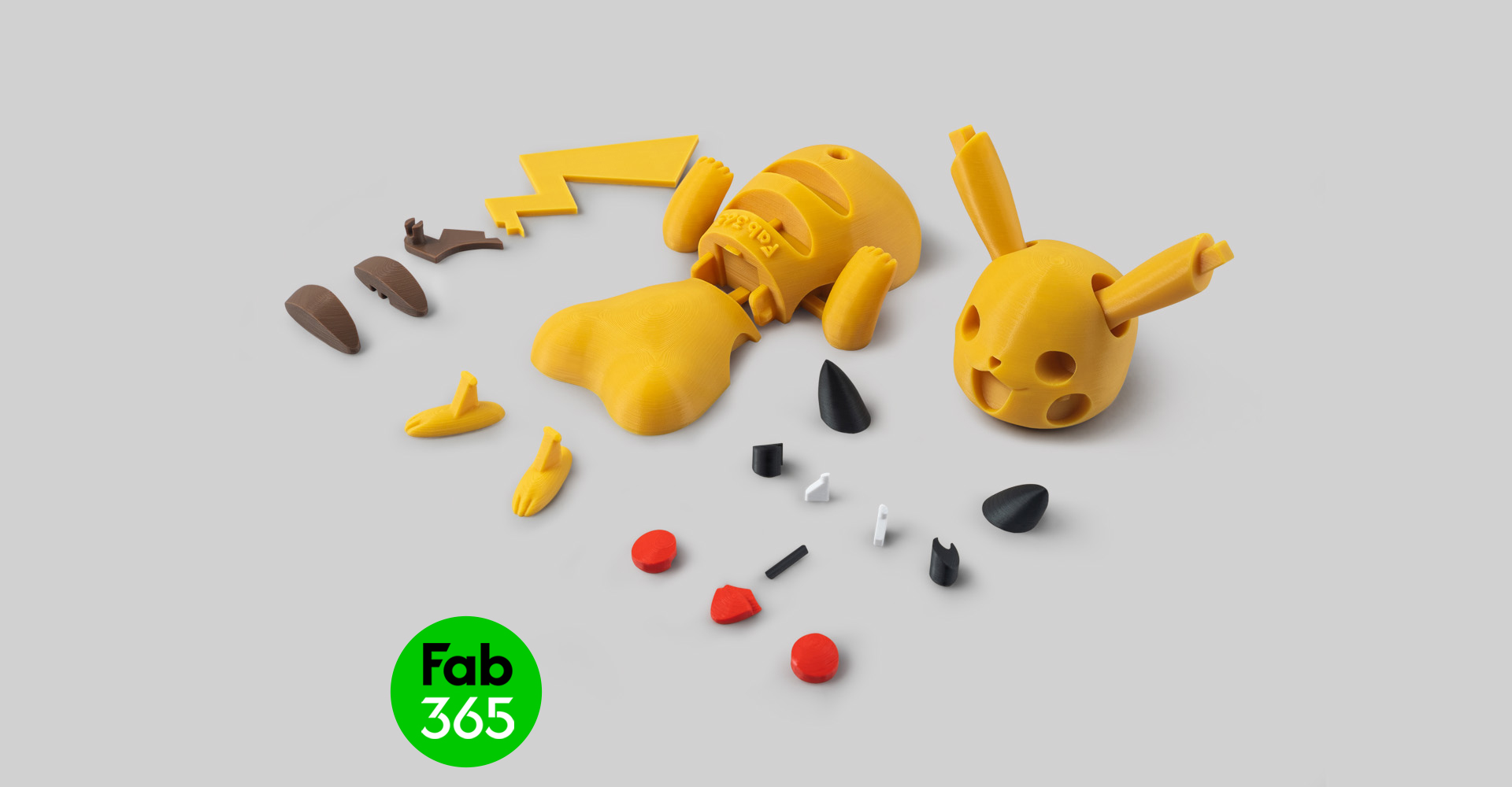 Pokemon Pikachu - Print in place, Foldable von FAB365 | Kostenloses STL ...