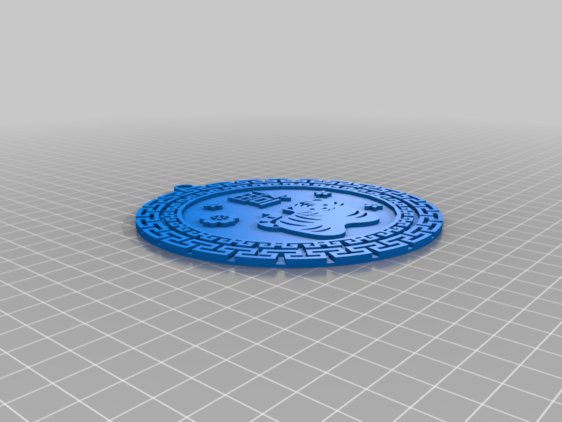 Year of the Tiger Chinese New Year Decorations by berri3D | Download ...