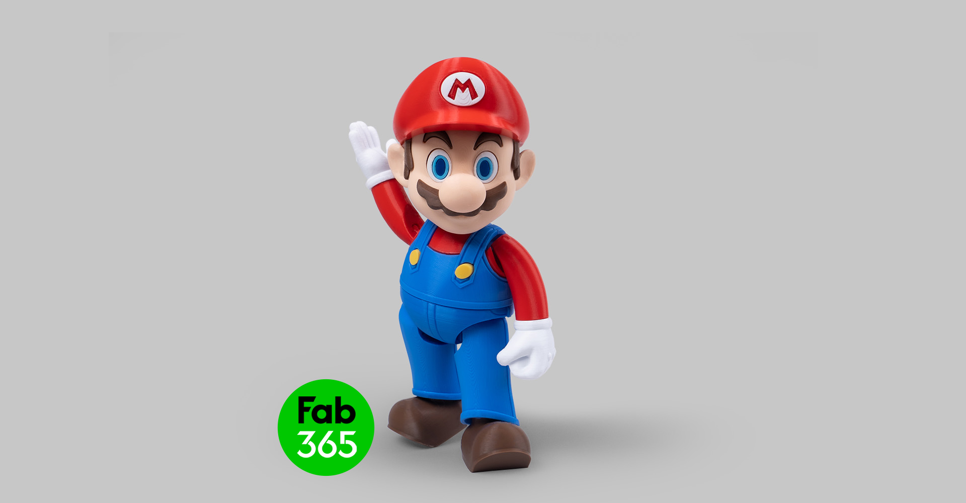 Super Mario - Foldable and articulated by FAB365 | Download free STL ...