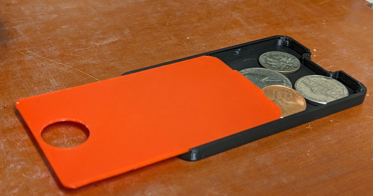 Ridge wallet coin holder by Micahfriesen | Download free STL model ...