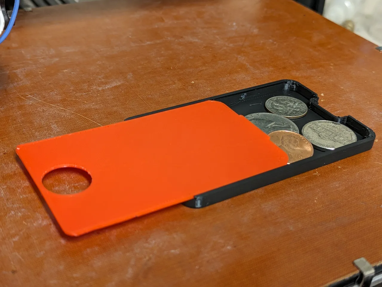 Ridge wallet coin holder by Micahfriesen | Download free STL model ...