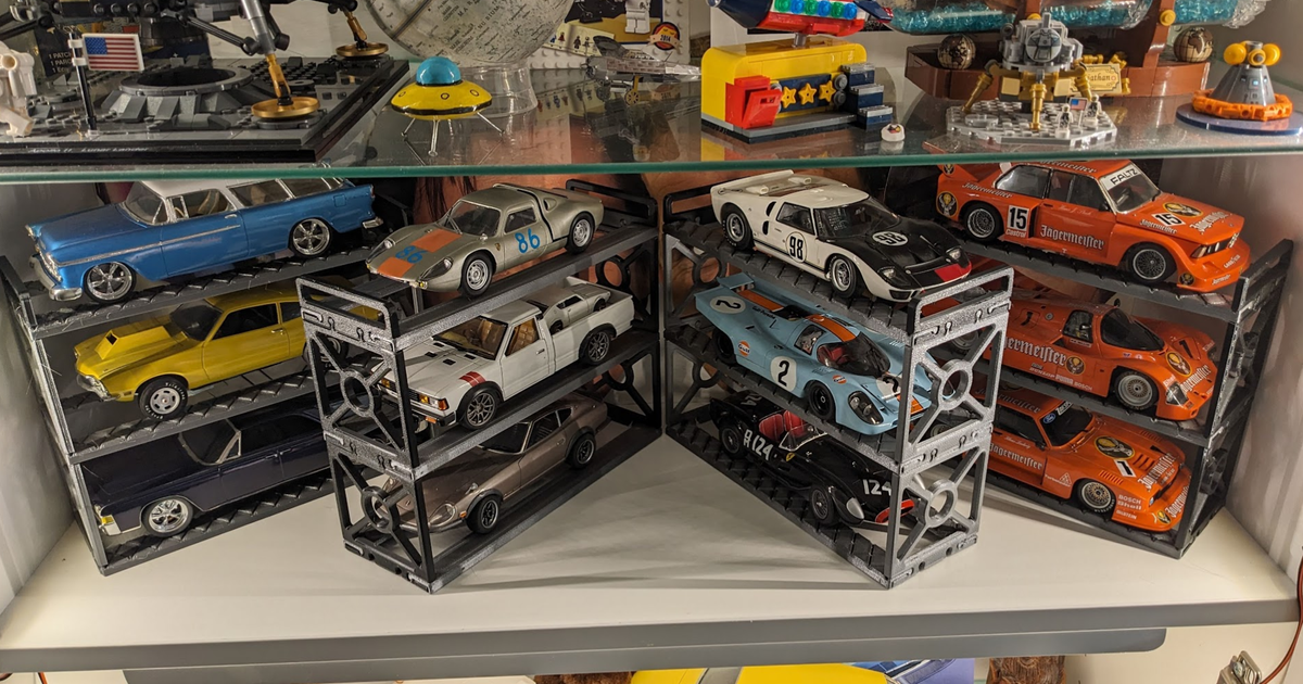 Modular Model Car Display System by Extra Fox | Download free STL model ...