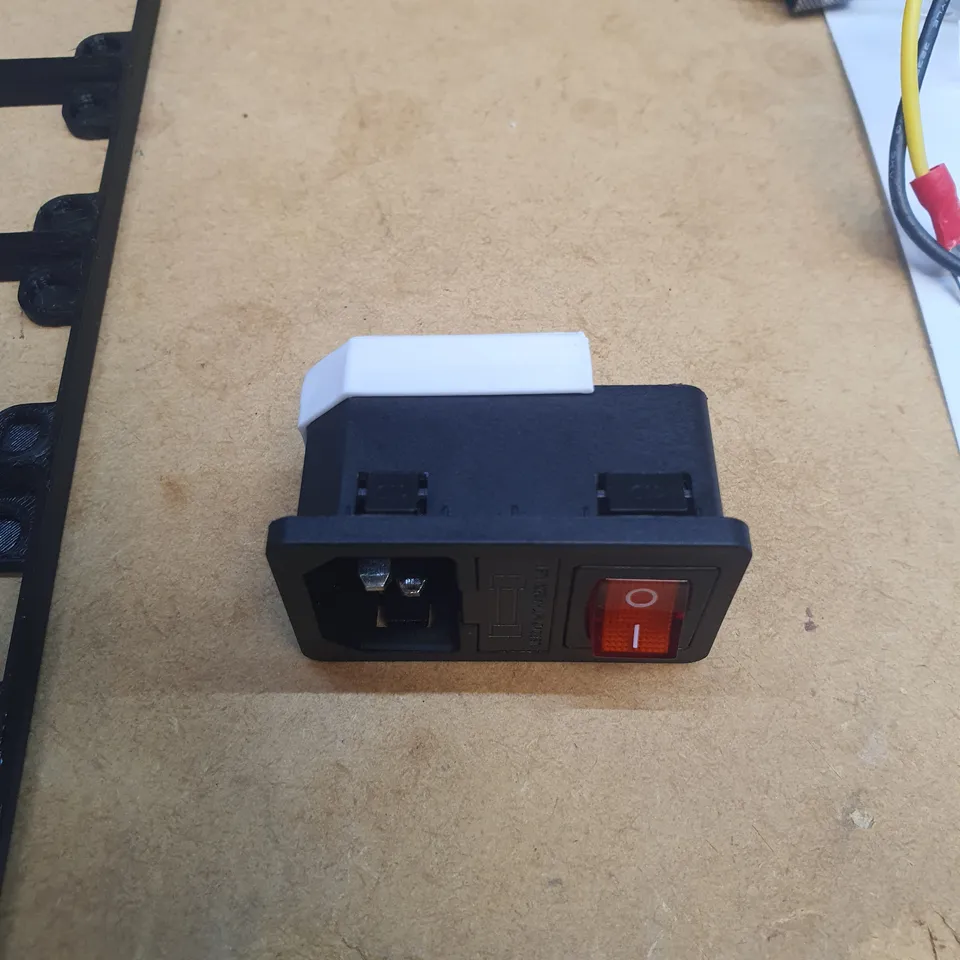 IEC320 C14 fused power socket rear safety cover by Jerico64 | Download ...