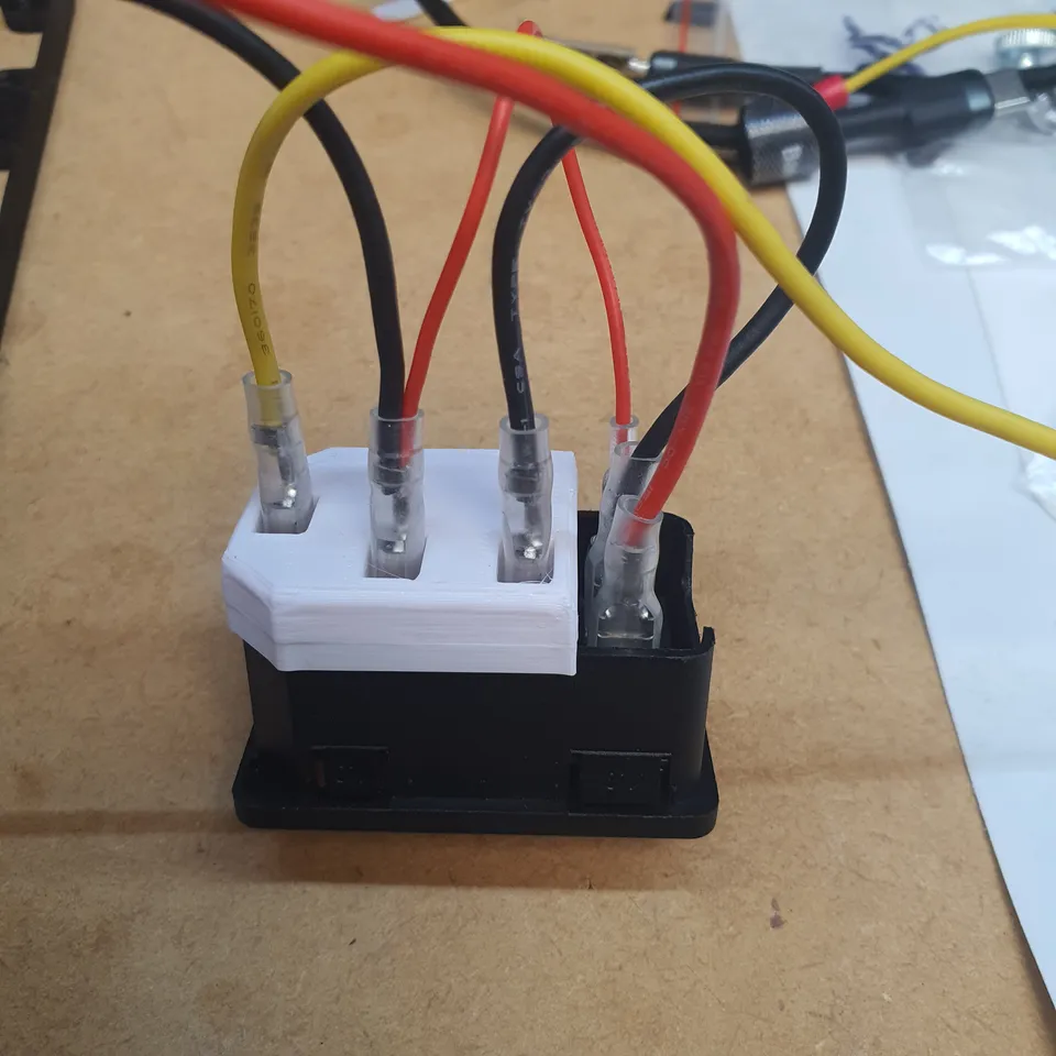 IEC320 C14 fused power socket rear safety cover by Jerico64 | Download ...