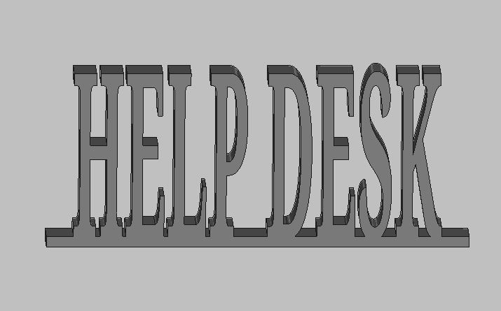 Help Desk Signs by Chuck B | Download free STL model | Printables.com