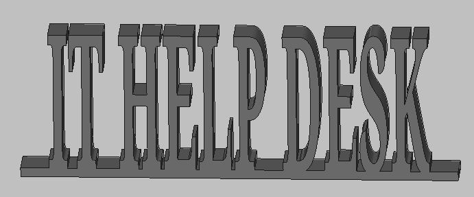 Help Desk Signs by Chuck B | Download free STL model | Printables.com