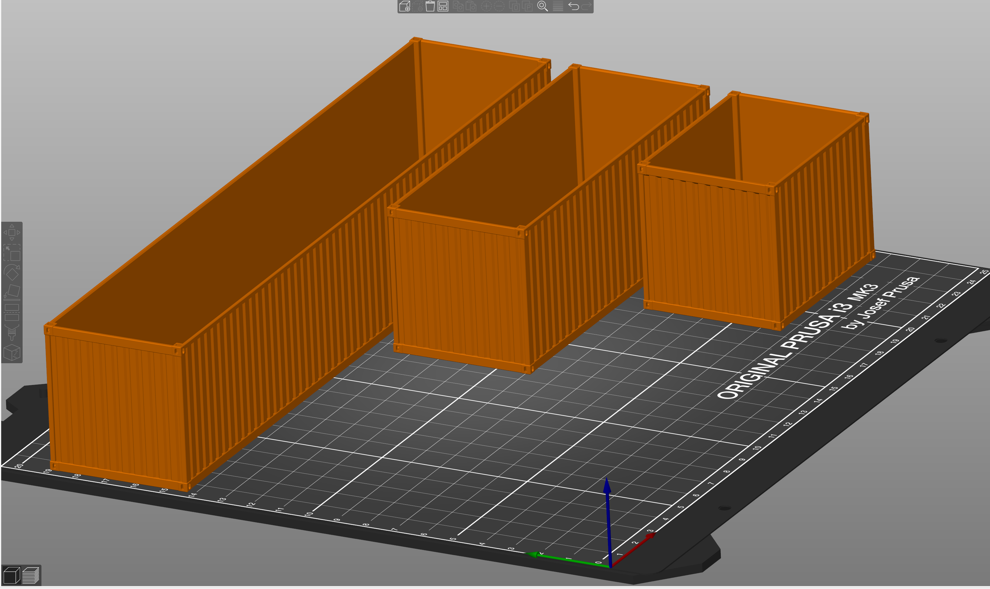 10-40 foot open Containers by Tomson Design | Download free STL model ...