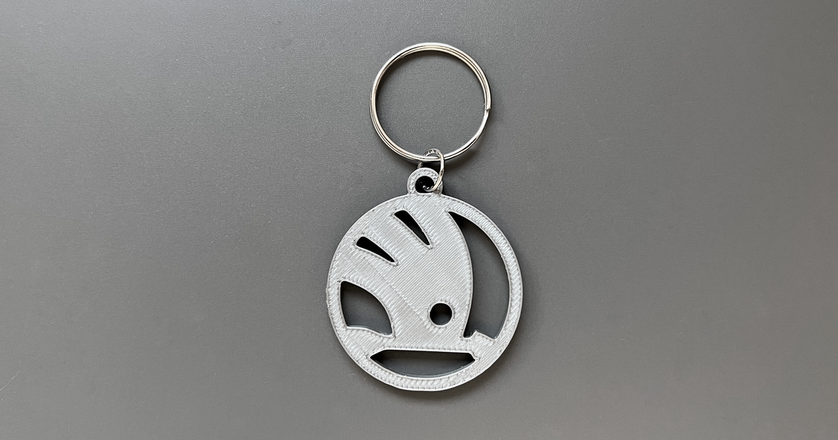 Skoda keychain by Janeo | Download free STL model | Printables.com