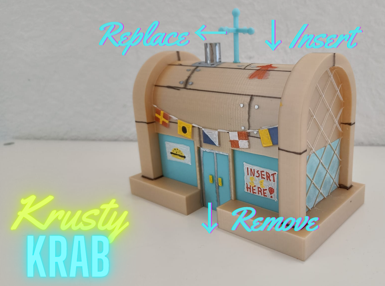 Piggy Bank - Krusty Krab by CodeFit | Download free STL model ...