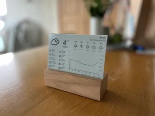 ESP32 E-Paper Weather Display Stand by Layers Studio | Download free ...