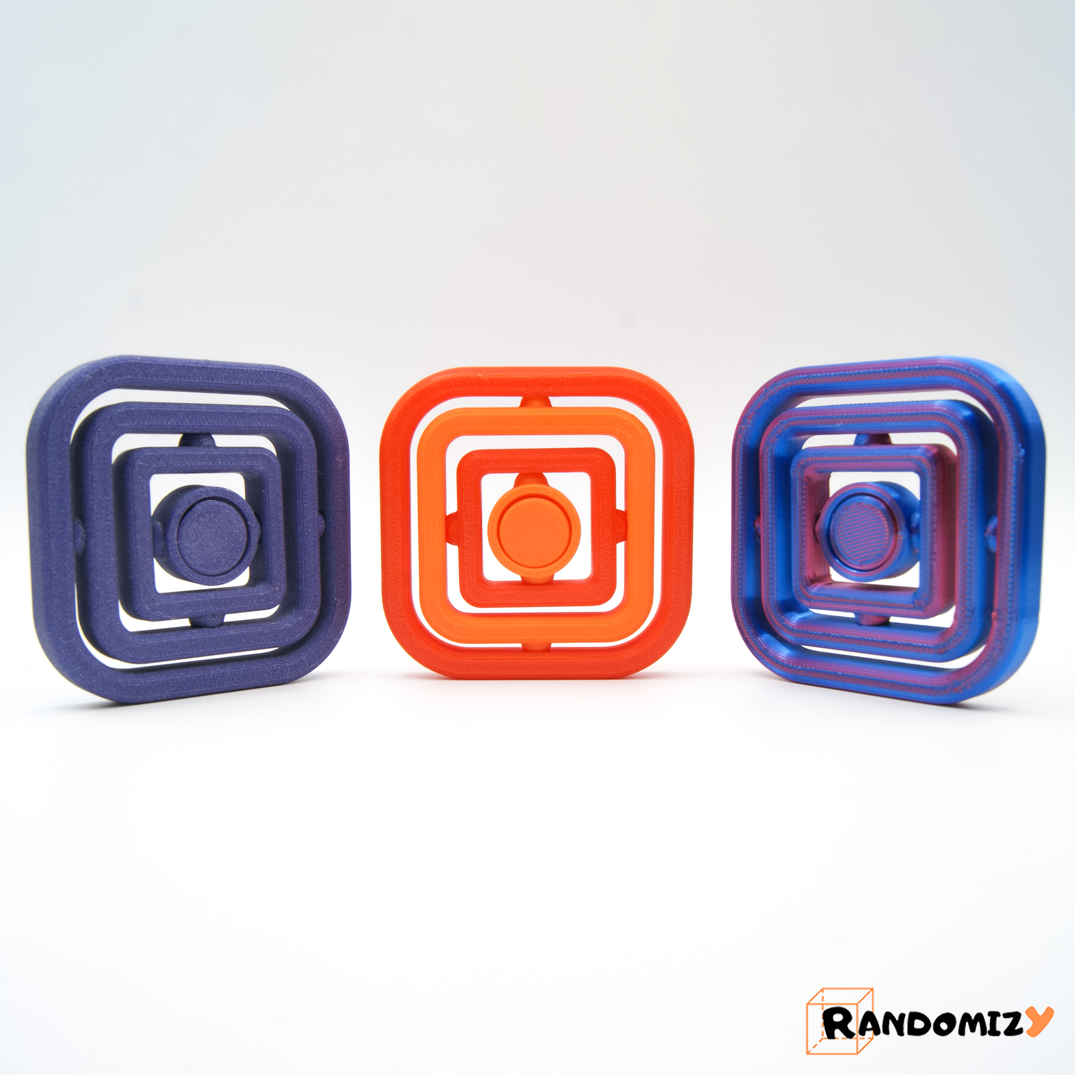 Square Fidget Spinner (Basic) by Randomizy | Printables Store