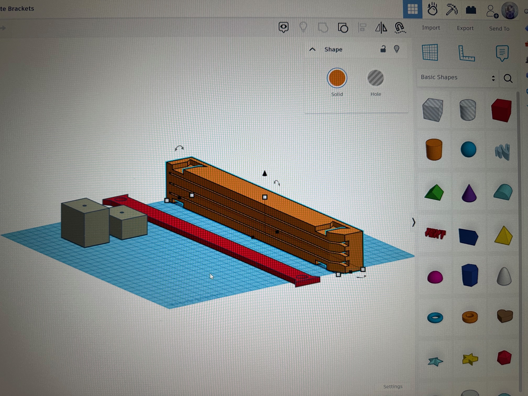K1/K1 Max Under Table Build Plate Rack od autora SHaDoW6 | Stáhněte si ...