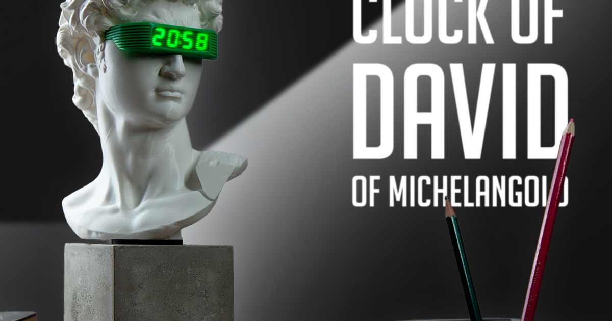 Clock of David of Michelangelo - Adapter Template von CJJC ...