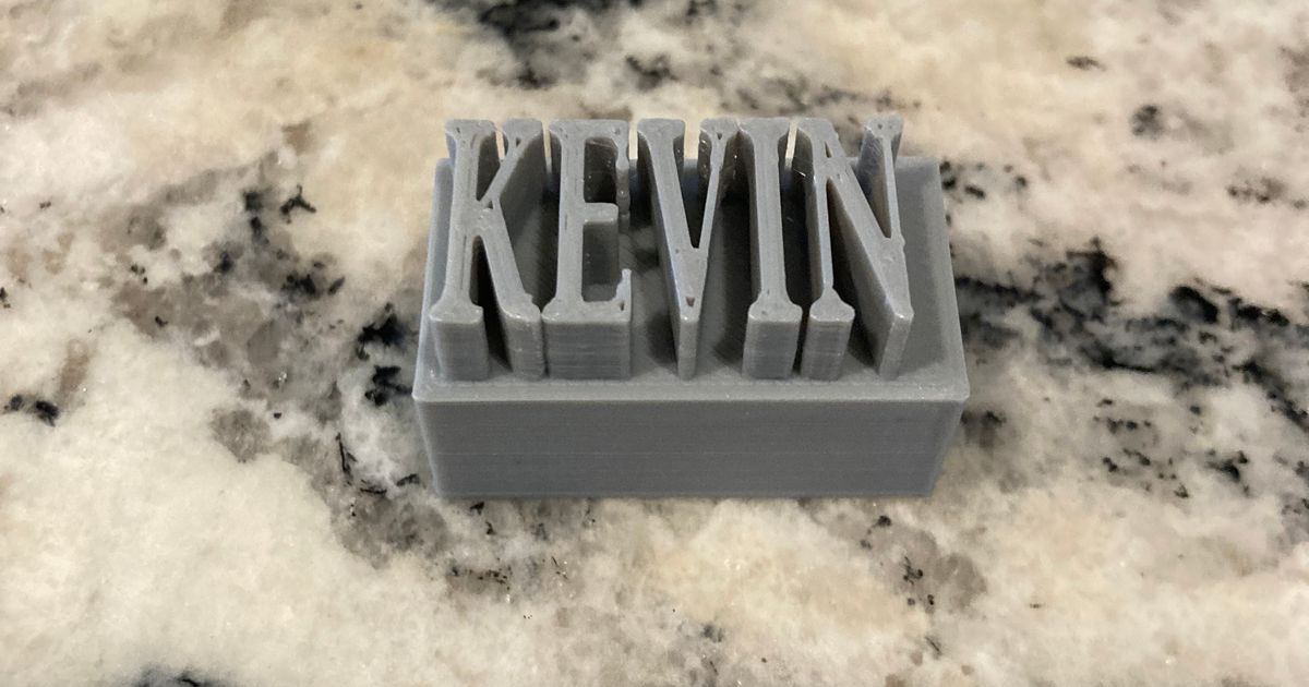 Kevin on a Block by Casey Harlington | Download free STL model ...