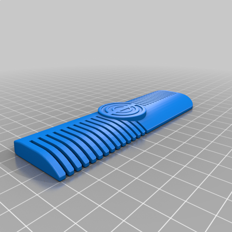 Extra Strong Beard / Goatee Comb by GarpDesigns | Download free STL ...