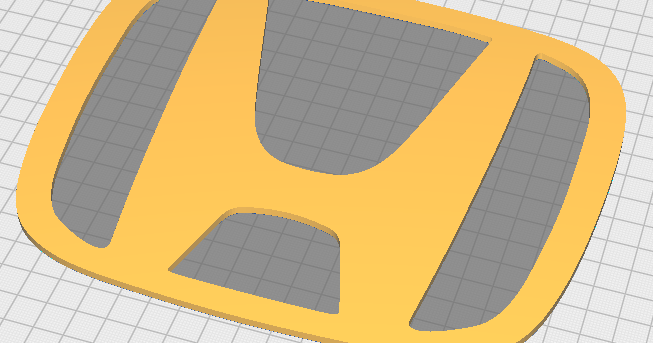 Honda logo wall art by Brad | Download free STL model | Printables.com