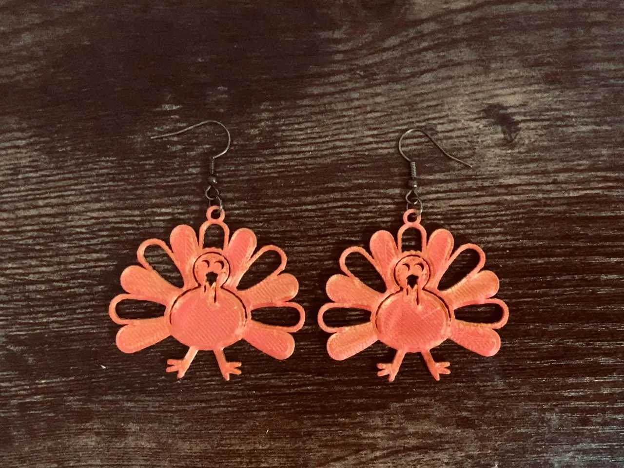 Turkey Earrings by Craftnado | Download free STL model | Printables.com