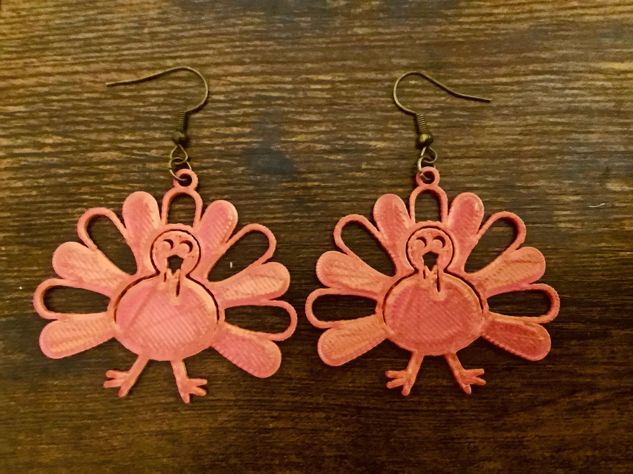 Turkey Earrings by Craftnado | Download free STL model | Printables.com