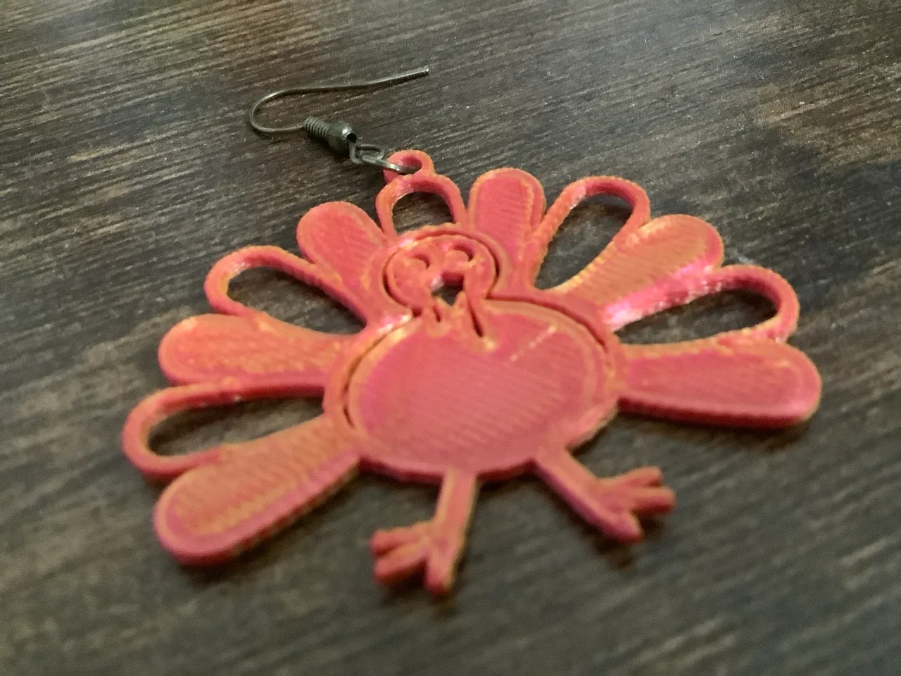 Turkey Earrings by Craftnado | Download free STL model | Printables.com