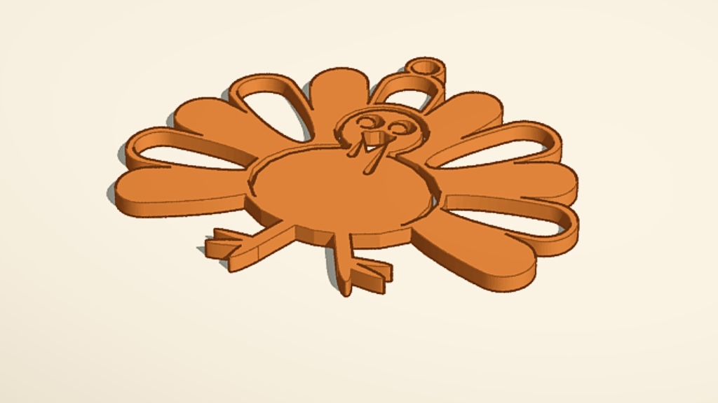 Turkey Earrings by Craftnado | Download free STL model | Printables.com