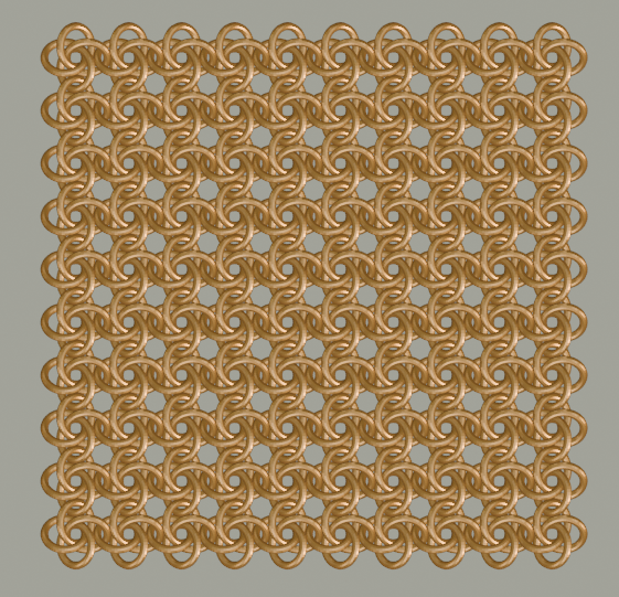 Brejao Flower Chainmail pattern V2 by Chainmail Weaves | Download free ...
