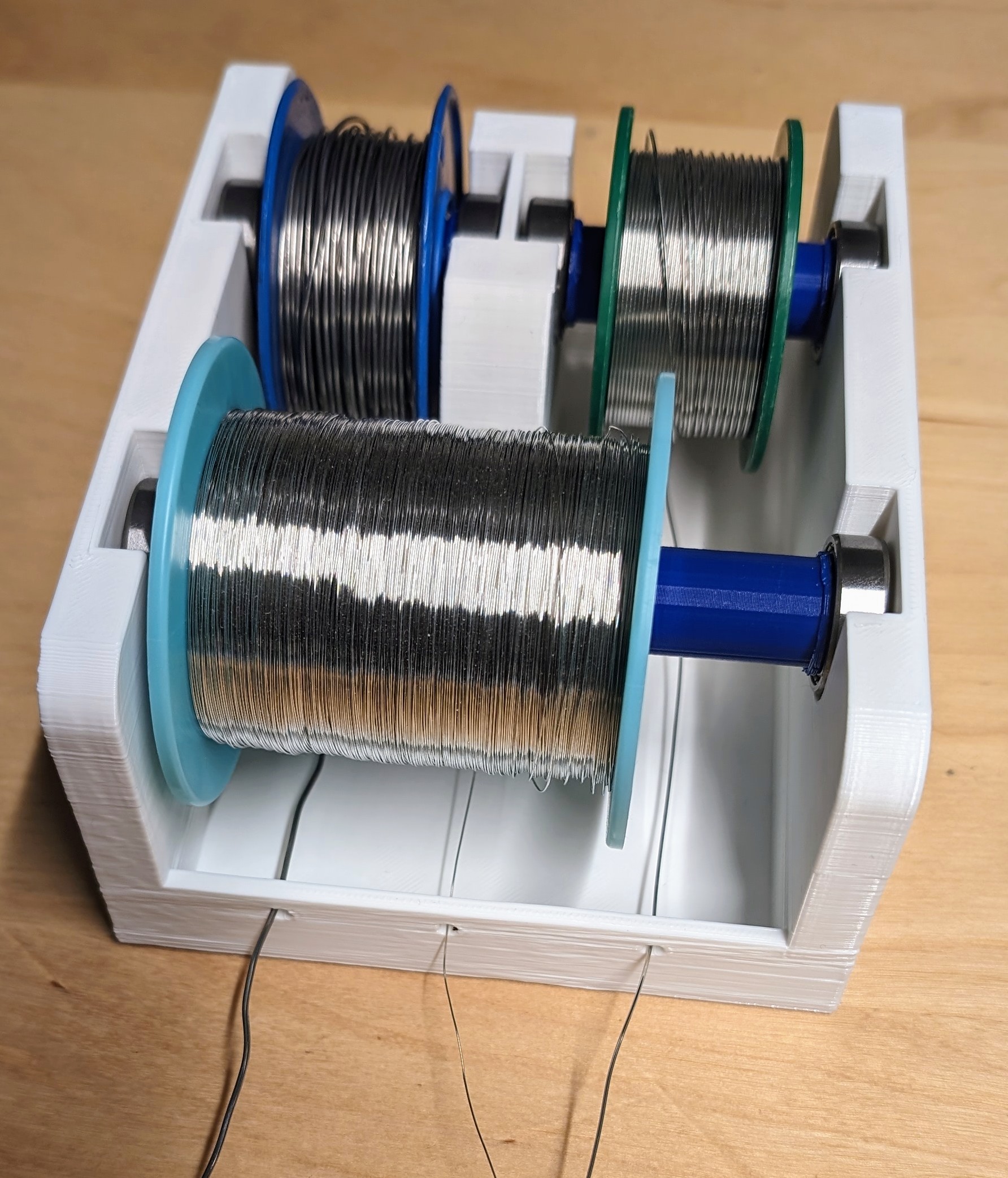 Solder Holder Station (multiple spools) by Mint | Download free STL model | Printables.com