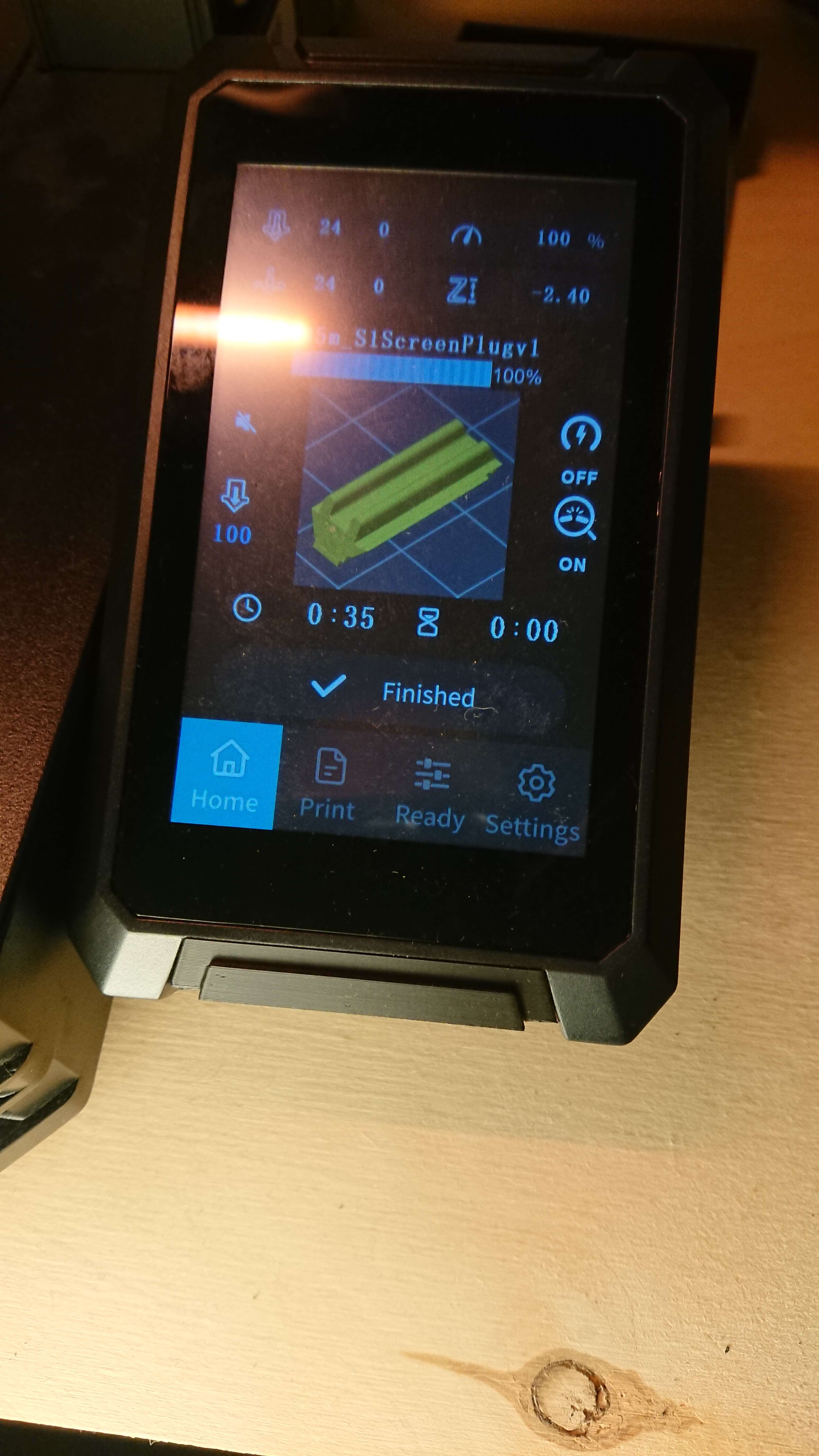 S1 Pro/Plus Screen Plug by FalkOnP | Download free STL model ...