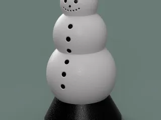 Snowman Coin Bank by walloper3 | Download free STL model | Printables.com