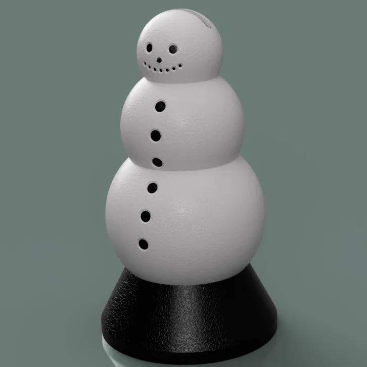 Snowman Coin Bank by walloper3 | Download free STL model | Printables.com