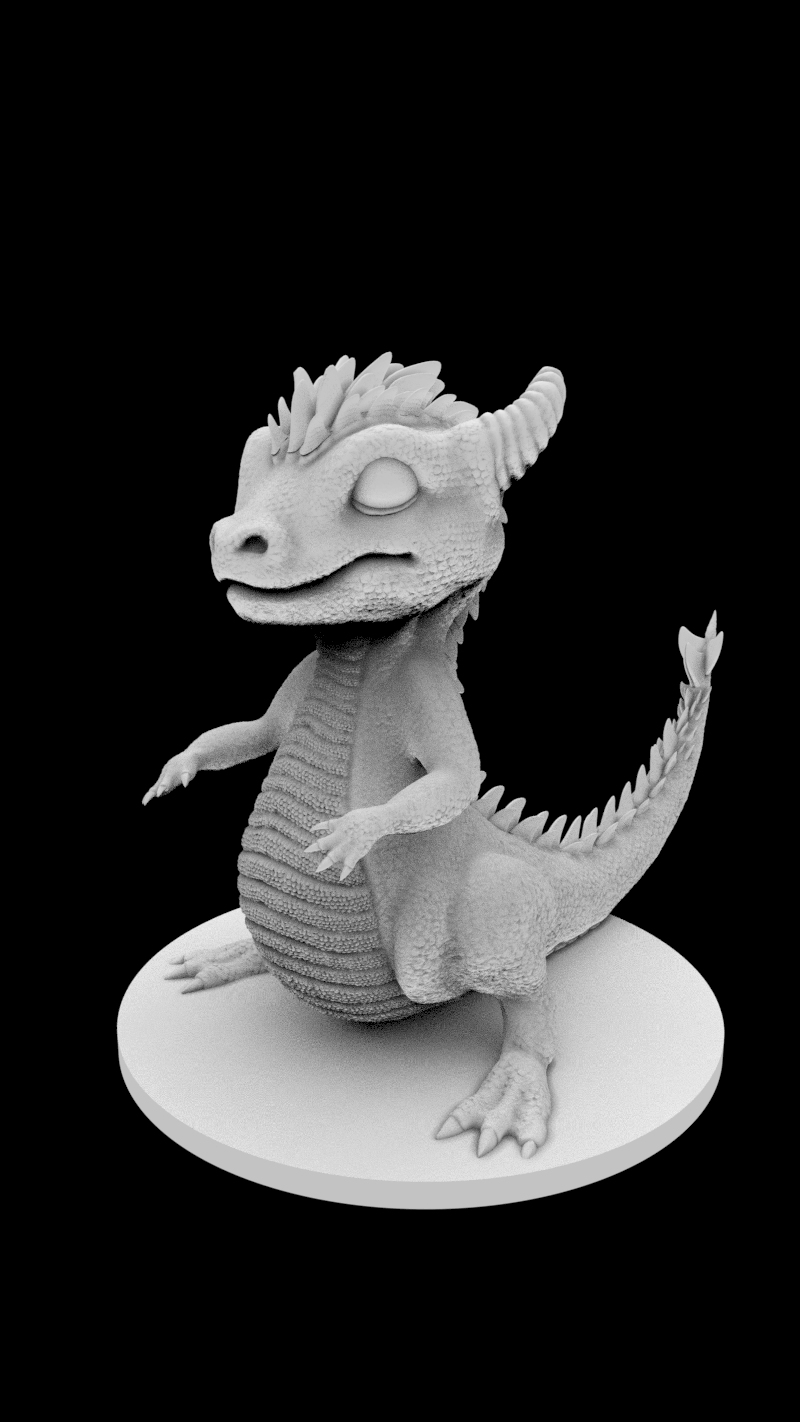 Baby Dragon by Steffelbauer Razvan | Download free STL model ...