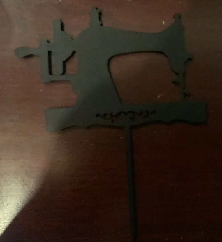 sewing machine Cake Topper by Huf | Download free STL model ...