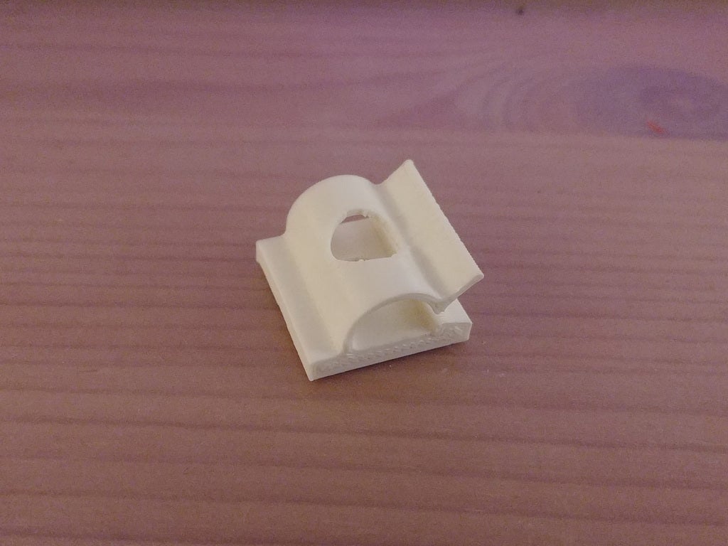 SIMPLE CABLE CLIP | C TYPE | SCREW OR SELF-ADHESIVE MOUNT | ø6mm by ...