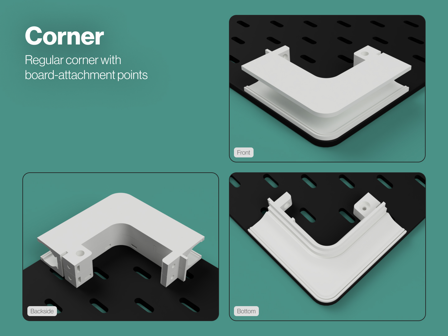 LED Frame 2.0 (Multiboard) for IKEA SKADIS by Hawk7 | Download free STL ...