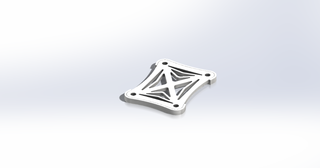 FPV Backpack Mount by spectrexFPV | Download free STL model ...