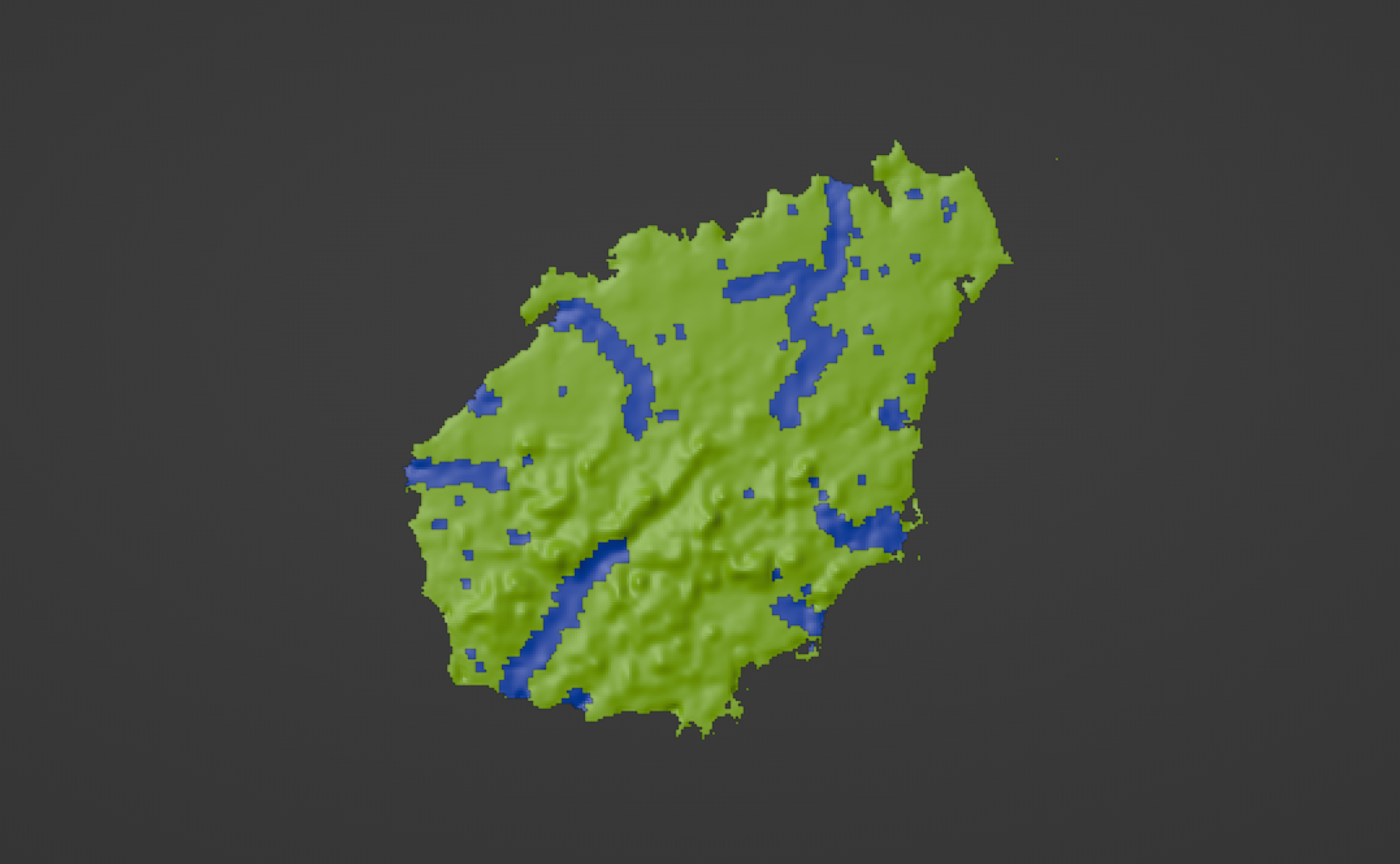 China Mainland/Hainan/Taiwan 3D Topo Relief Map with Streams and Lakes ...