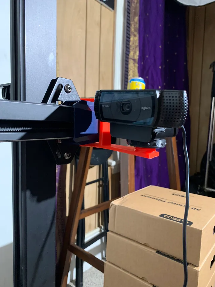 Snap-on Anycubic Kobra 2 Max Z-axis Camera Mount With 1/4" screw by ...