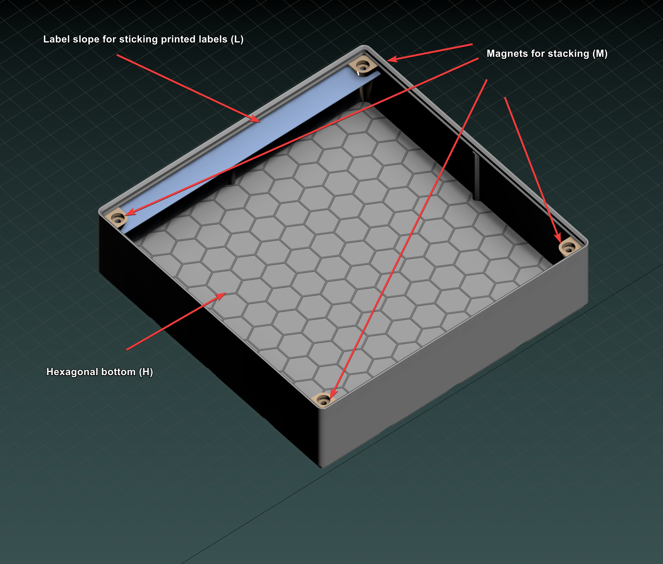 Gridfinity - Econo containers collection by Piro | Download free STL ...