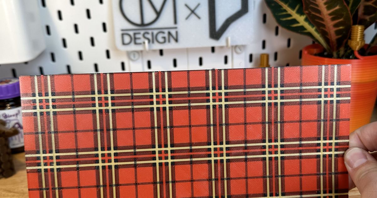 Flannel Panel by cmdesign | Download free STL model | Printables.com