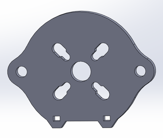 atomrc penguin motor plate by P.I.Engineer | Download free STL model ...