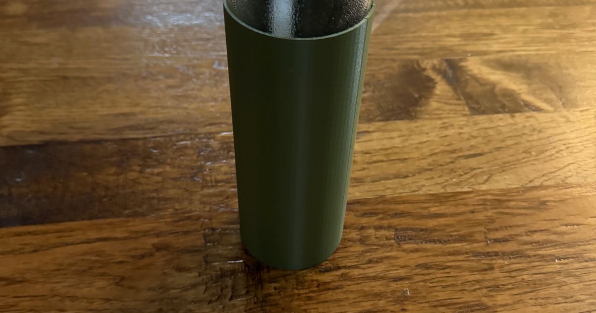 Clear Glass Water Bottle Cover by nuff stuff | Download free STL model ...