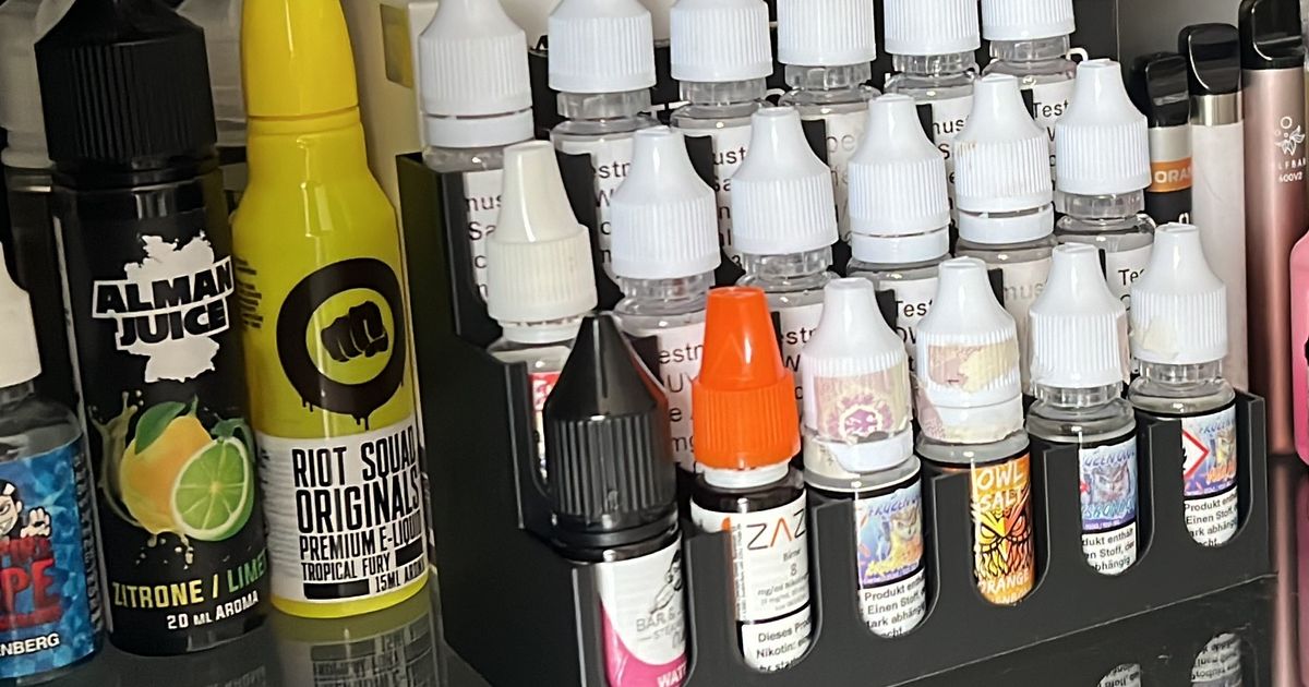 Vape Liquid Stand (10ml) by Lvnatic | Download free STL model ...