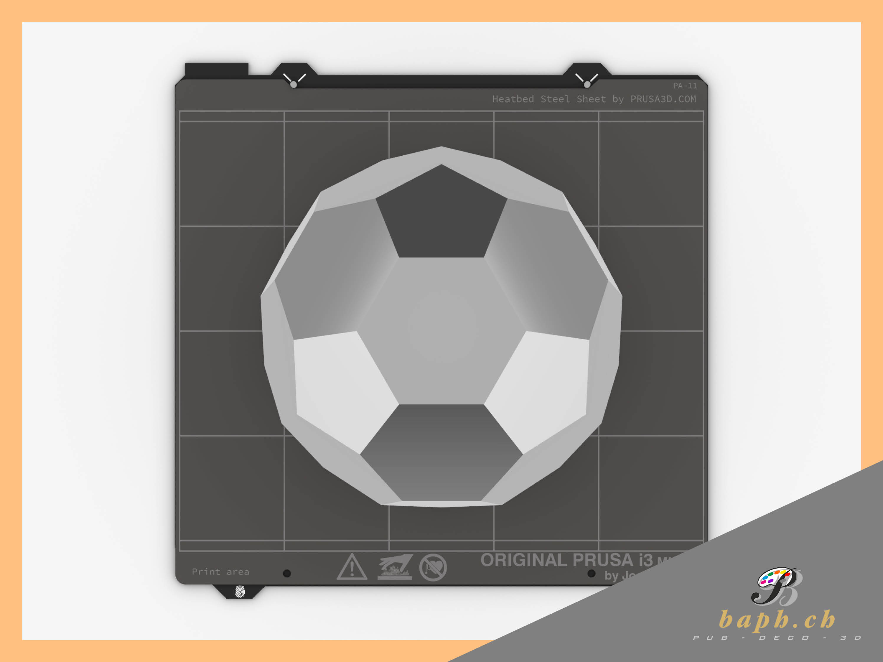 Truncated icosahedron by baph | Download free STL model | Printables.com