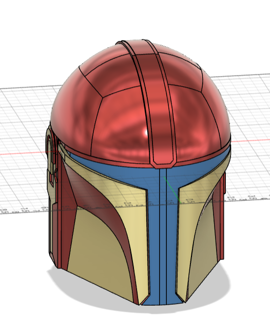 mandalorian iron man helmet by E | Download free STL model | Printables.com