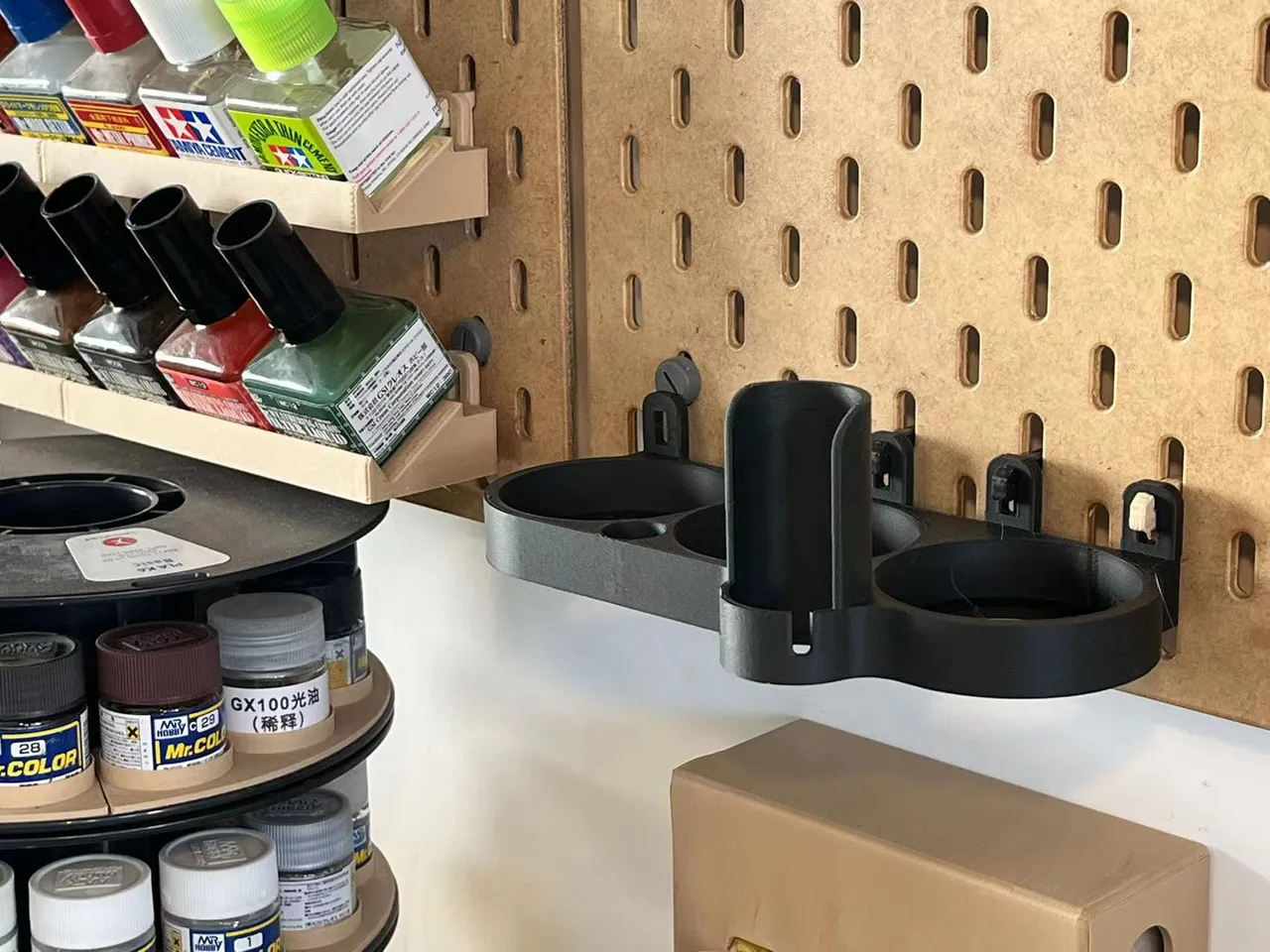 Mr.color 250ml bottle skadis holder by Chaoming Li | Download free STL model | Printables.com