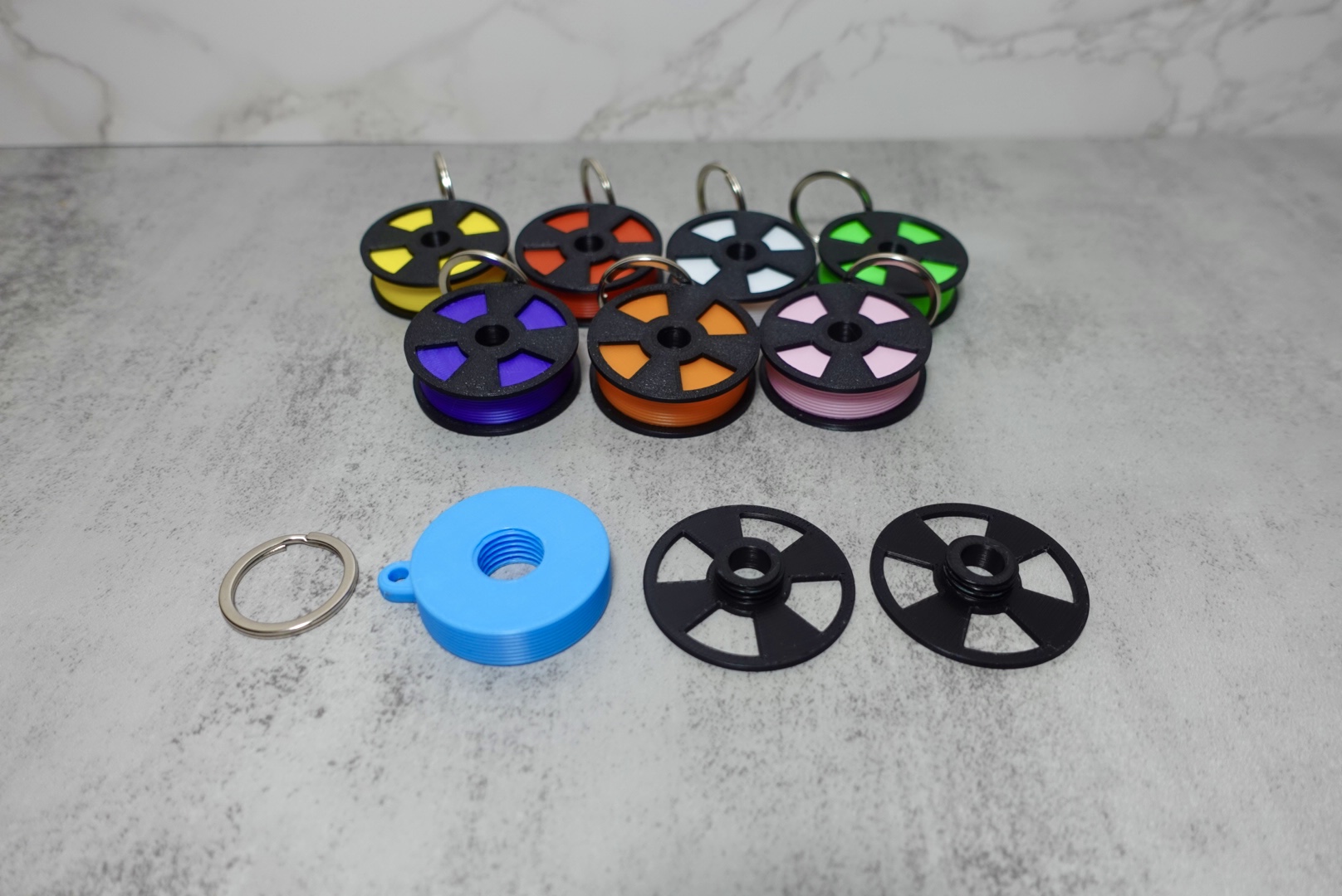 Filament Spool Keychain von MysticMesh3D | Printables Store
