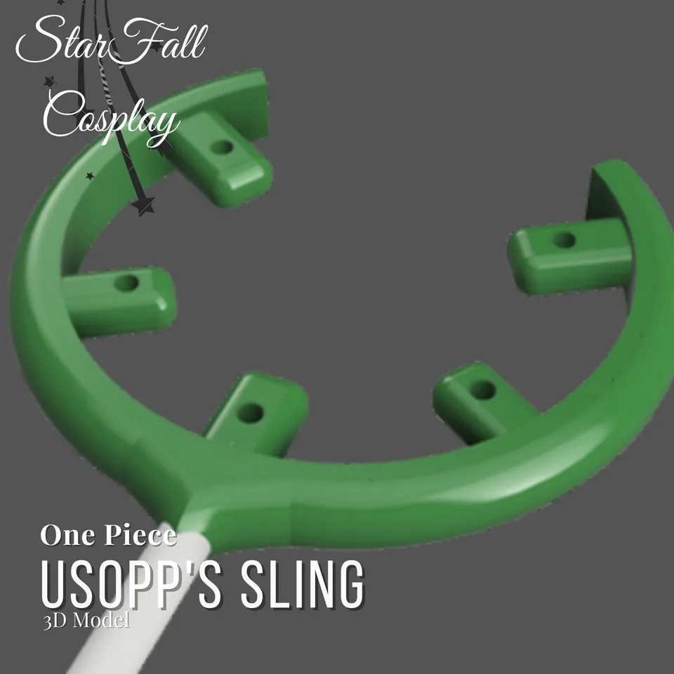 Usopp's Slingshot by StarFall Cosplay | Download free STL model ...