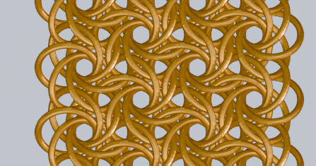 Moorish Rose weave Parametric Chainmail by Chainmail Weaves | Download ...