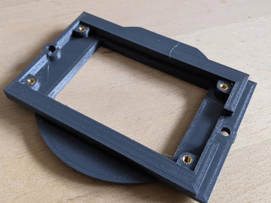 VW Bus Dash Nextion Display Bracket by Heath Lee | Download free STL ...